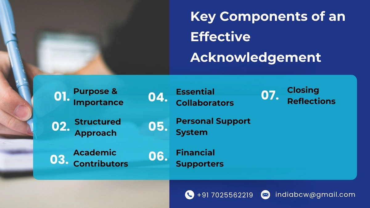 How to Write Acknowledgement for Thesis | Step by Step Guide